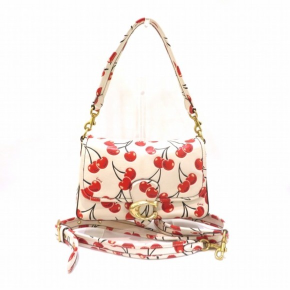 Coach | Bags | Coach Soft Tabby Shoulder Bag With Cherry Print Ca1 ...